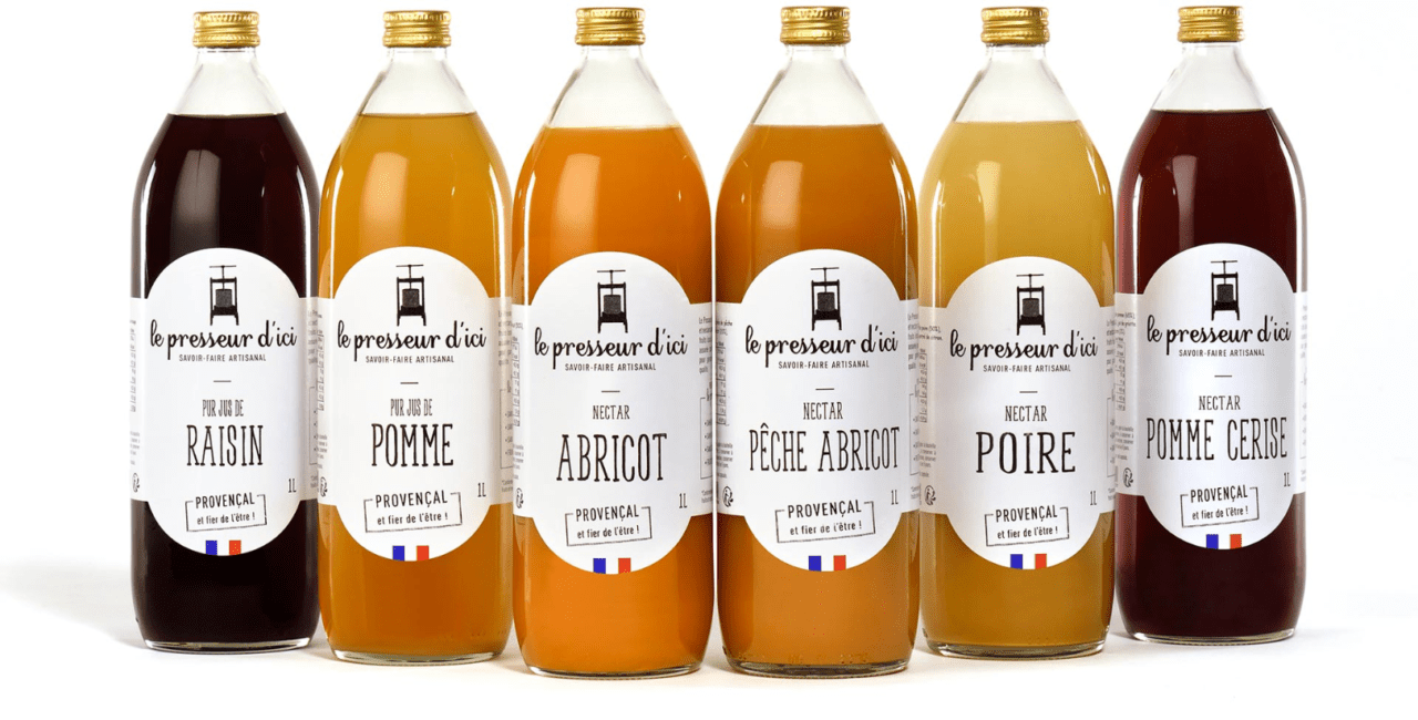 Jus de fruits artisanaux et locaux - Le Presseur d'ici